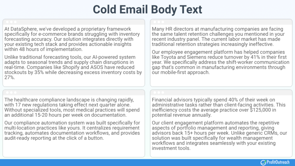 The Definitive Guide to Cold Email Structure