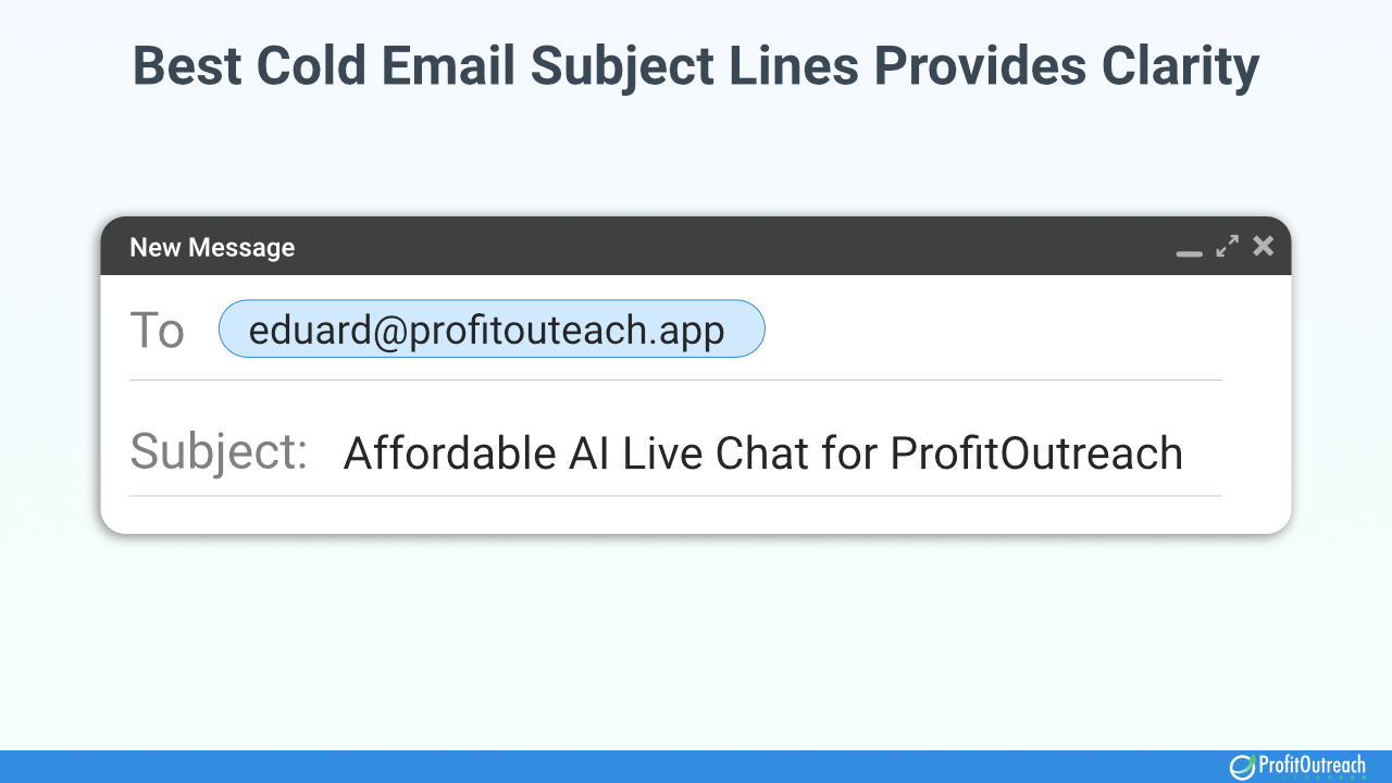 How to Craft Best Cold Email Subject Lines with Examples - ProfitOutreach